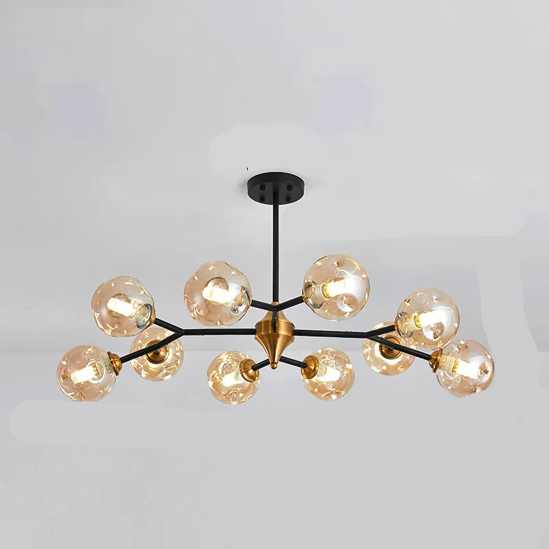 Modern blown glass chandelier – Arture Lighting