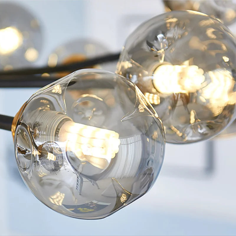 Modern blown glass chandelier – Arture Lighting