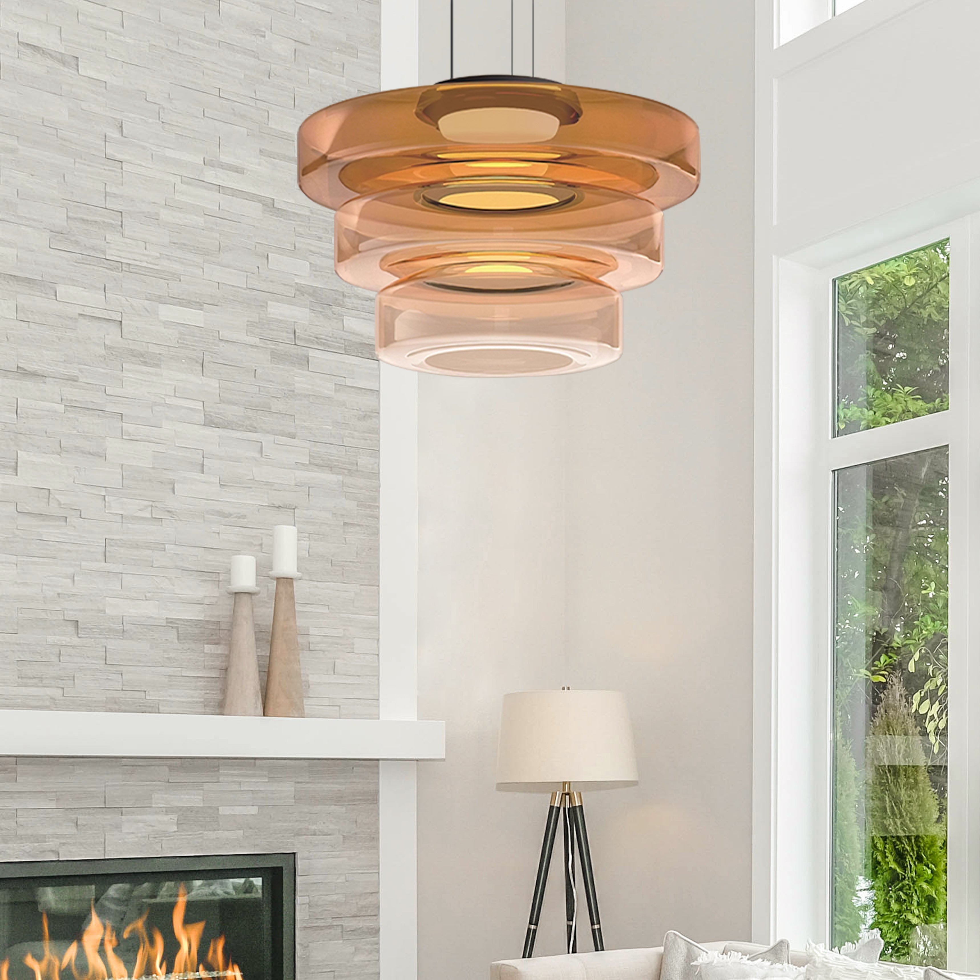 Glass Pendant Light In Bauhaus Style – Arture Lighting
