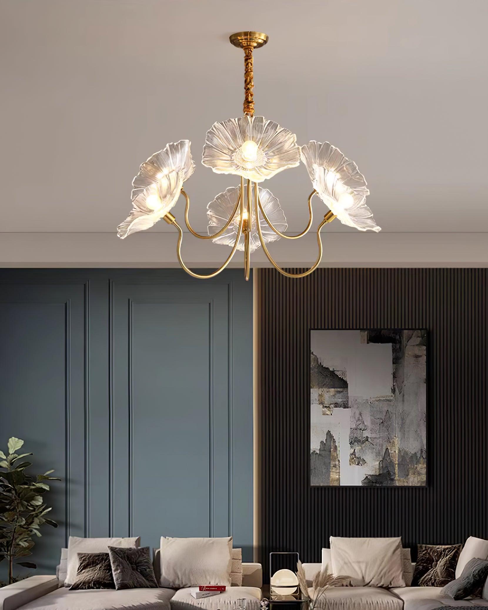 Murano Glass Flower Chandelier – Arture Lighting